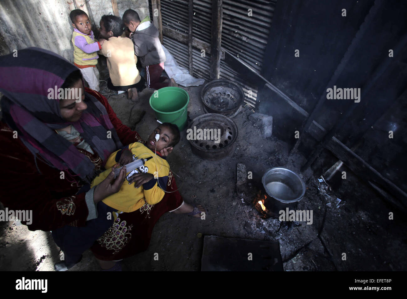 Gaza City, Gaza Strip, Palestinian Territory. 30th Jan, 2015. A photo ...