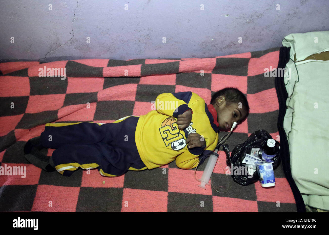 Gaza City, Gaza Strip, Palestinian Territory. 30th Jan, 2015. A photo ...