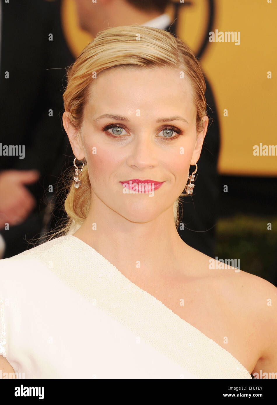 REESE WITHERSPOON US film actress in January 2015.Photo Jeffrey Mayer ...