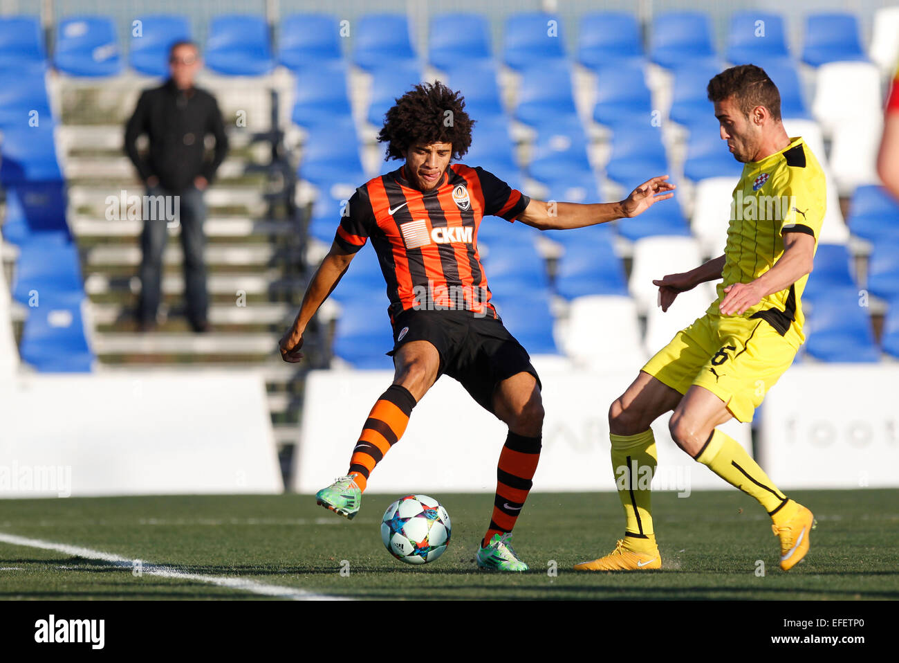 San Pedro del Pinatar, Spain. 02nd February, 2015. Friendly football ...