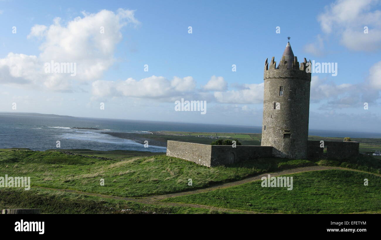 Tower in Ireland Stock Photo - Alamy
