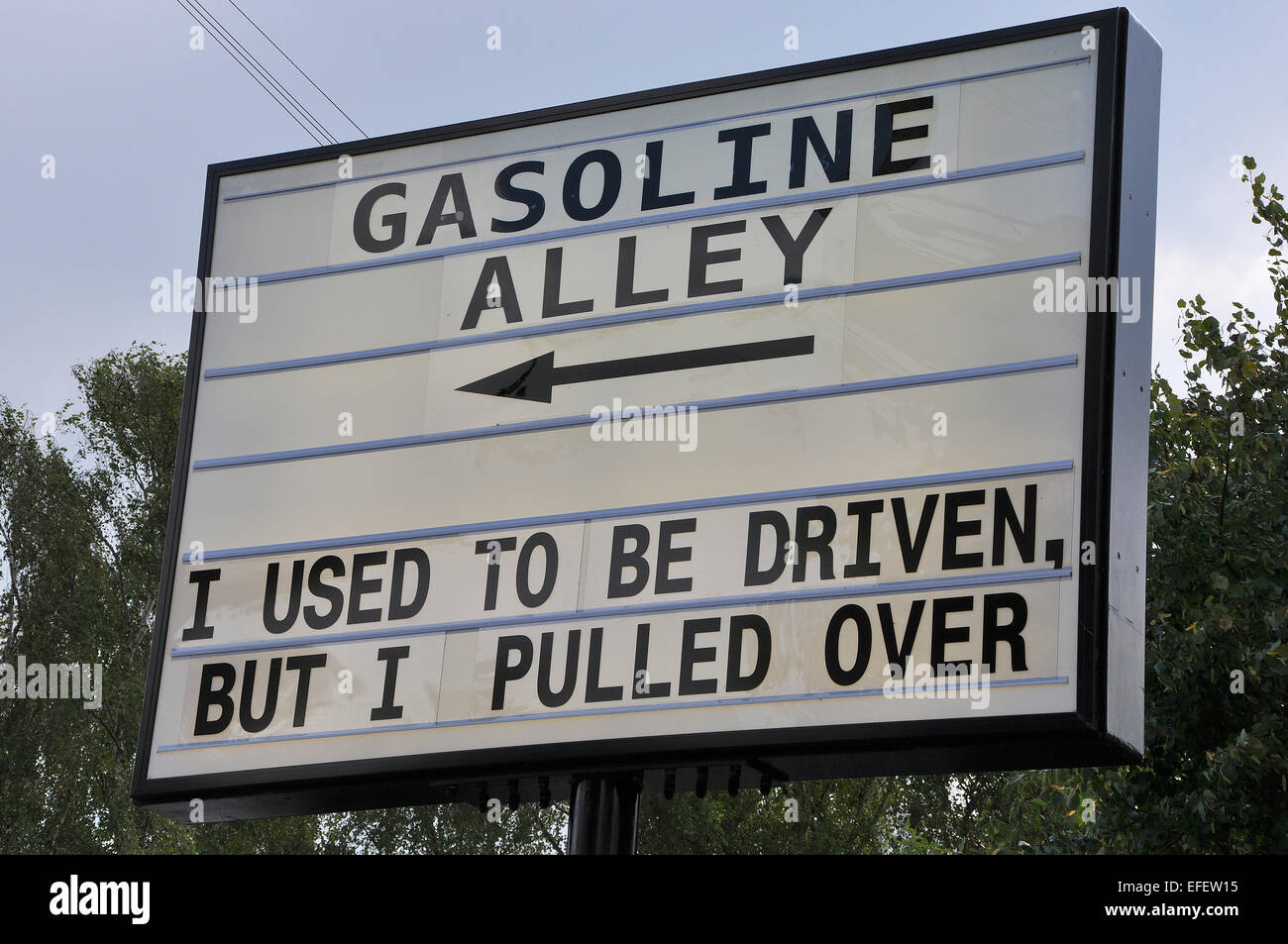 Gasoline alley hi-res stock photography and images - Alamy