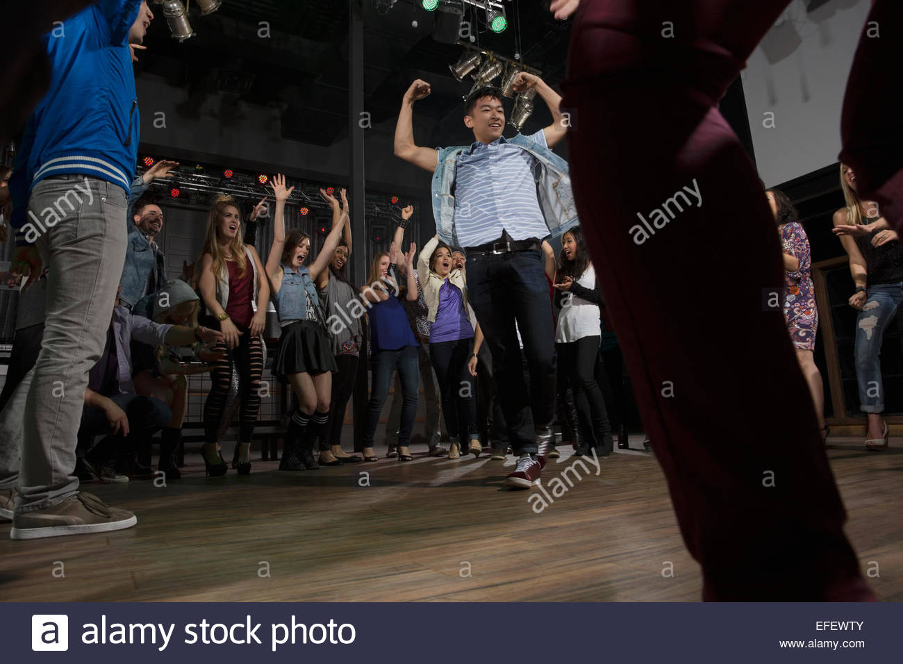 Indian women dancing nightclub in hi-res stock photography and images ...