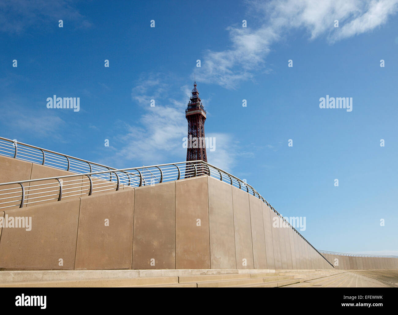 New promenade at Blackpool Stock Photo - Alamy