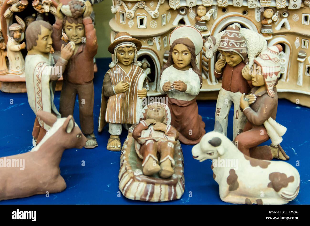 Peruvian handicraft .Peru.Ceramic Ayacucho Stock Photo - Alamy