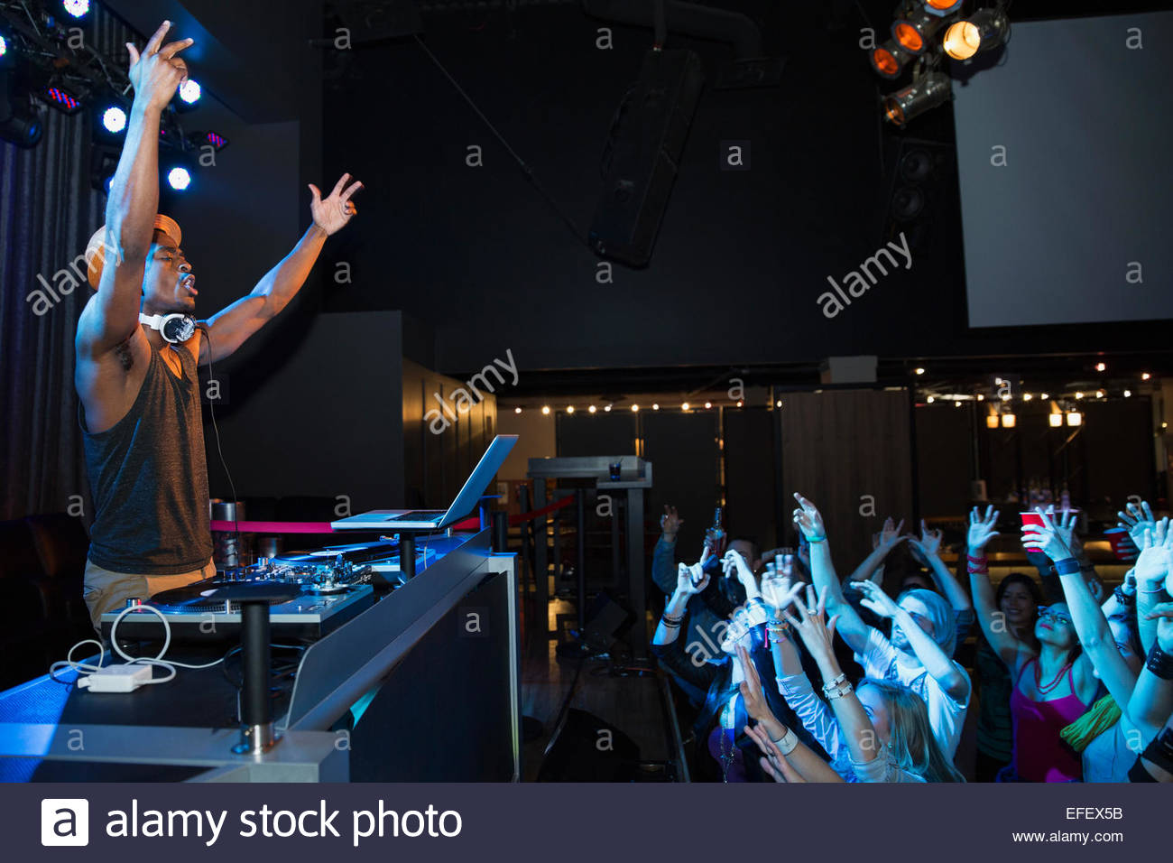 Dj nightclub hi-res stock photography and images - Alamy