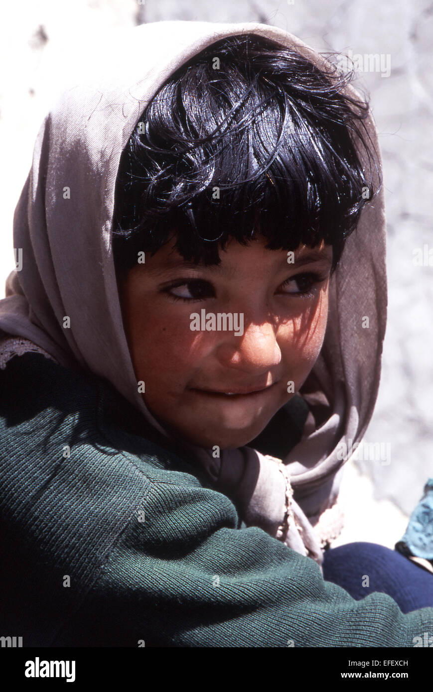 Shimshali girl in Pakistan Stock Photo - Alamy