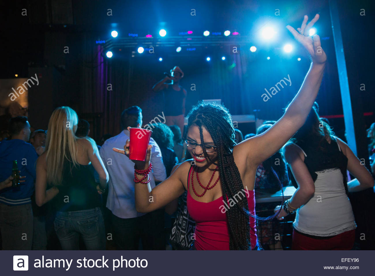 Nightclub man dance drink hi-res stock photography and images - Alamy