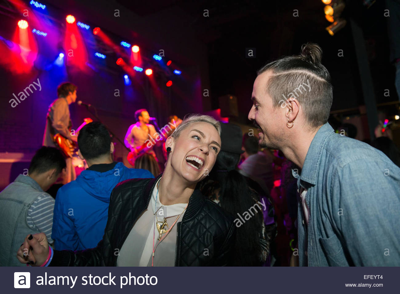 Young hispanic couple dancing latin hi-res stock photography and images ...