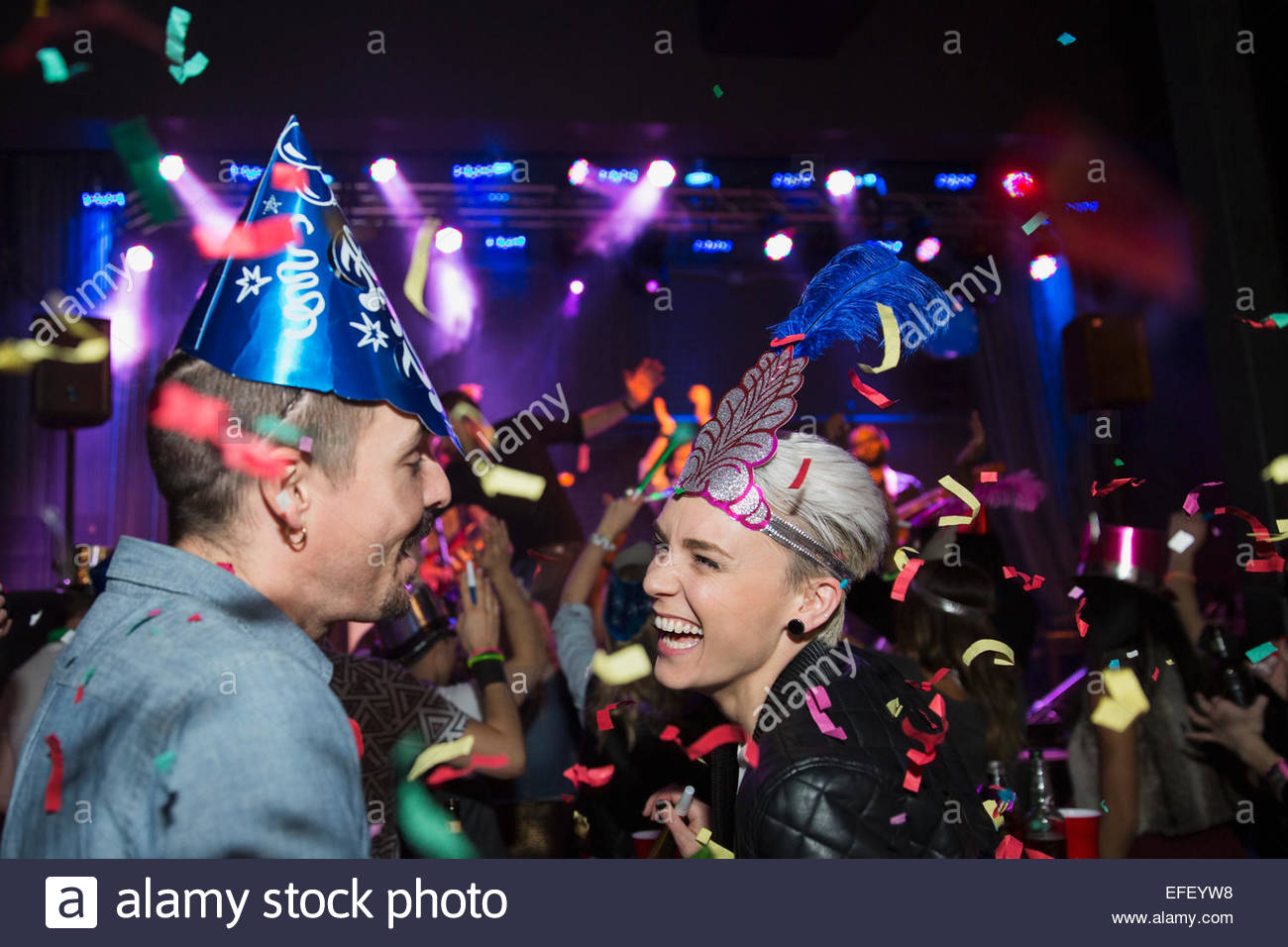 Dance floor confetti hi-res stock photography and images - Alamy