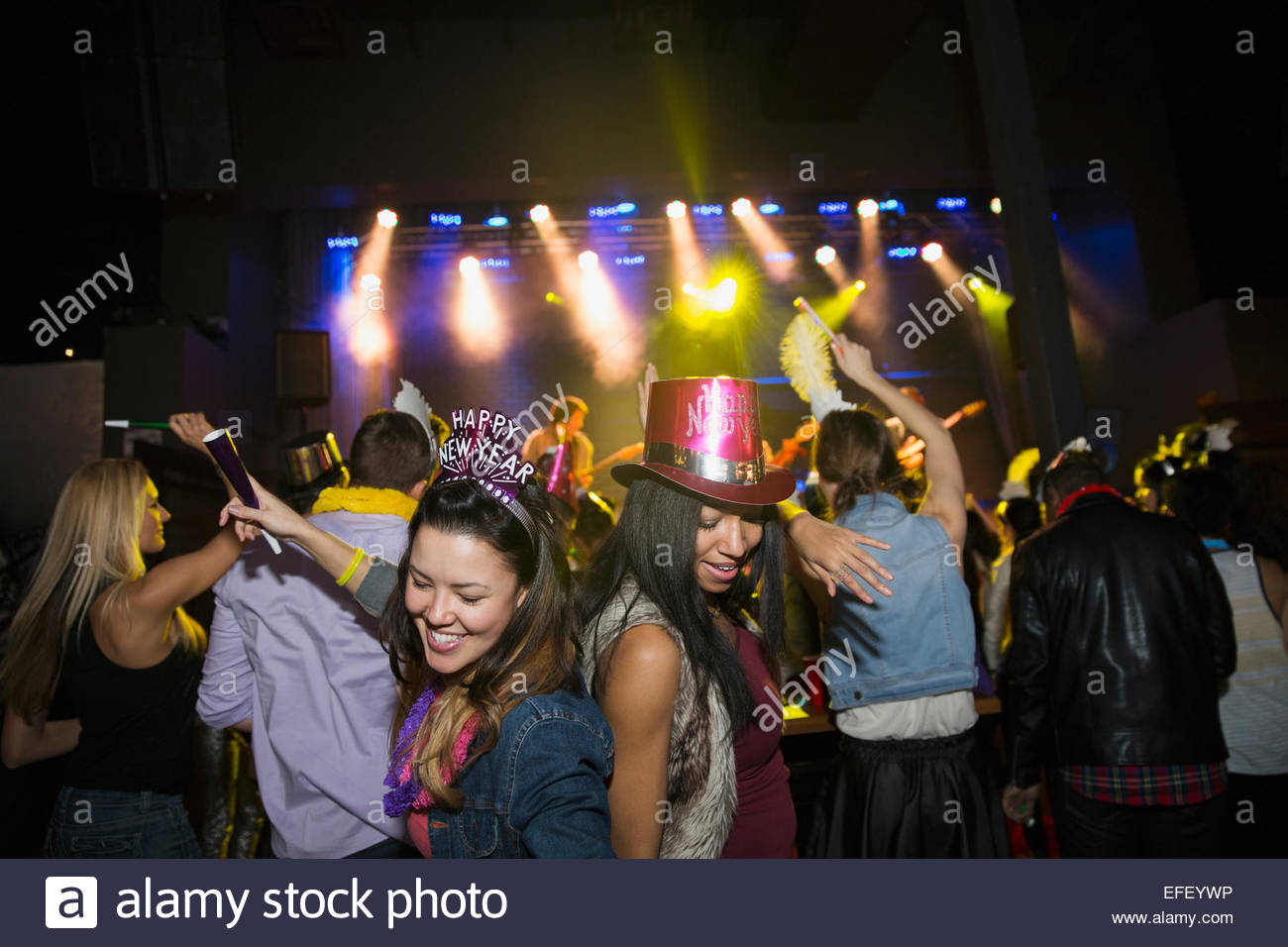 New Years Eve Party Dancing People Stock Photos & New Years Eve Party ...