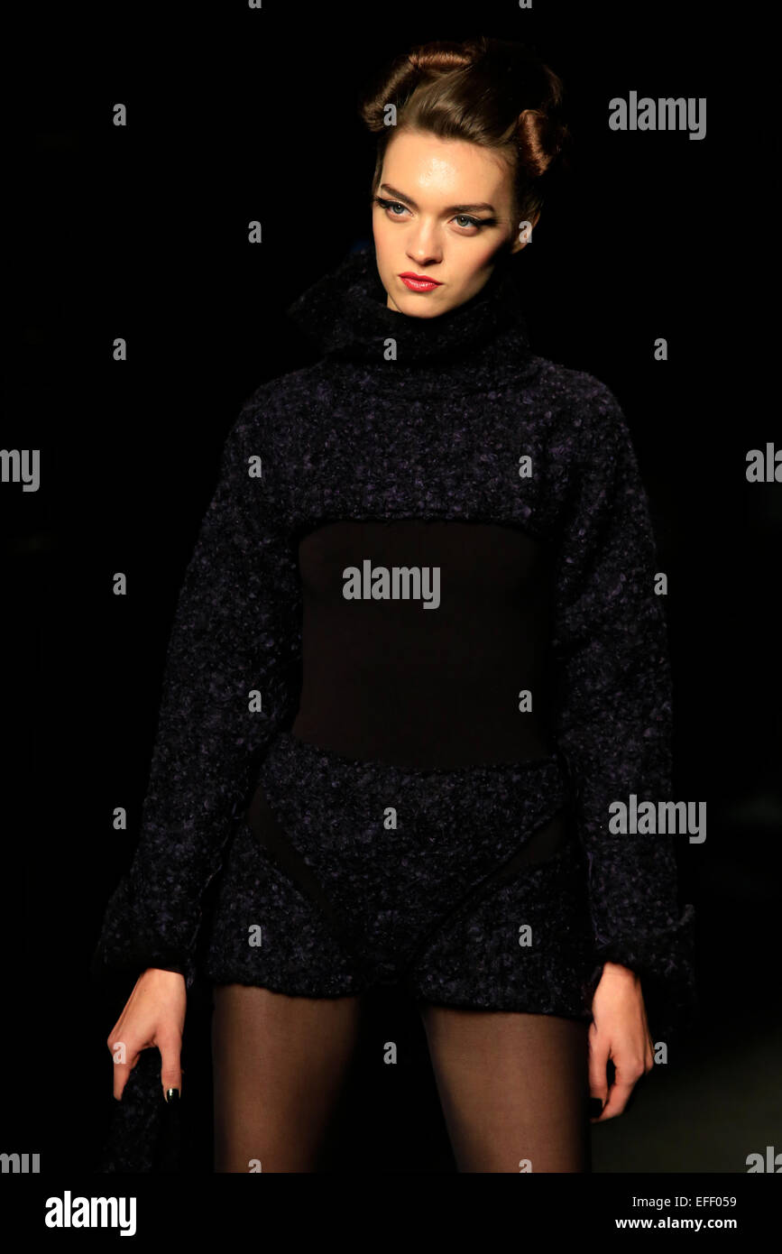 Model walks the runway during the Celia Vera fashion show at the ...