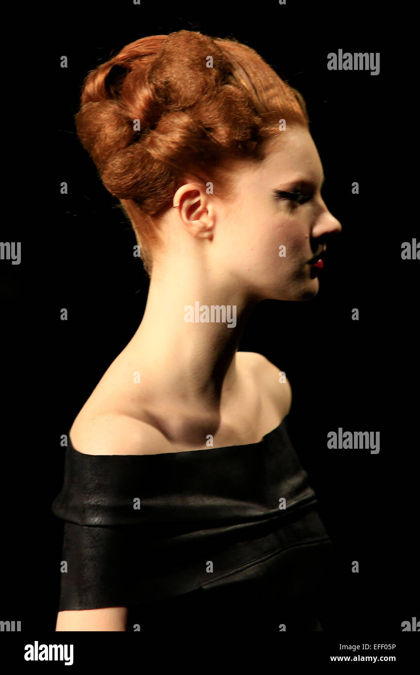 Model walks the runway during the Celia Vera fashion show at the ...