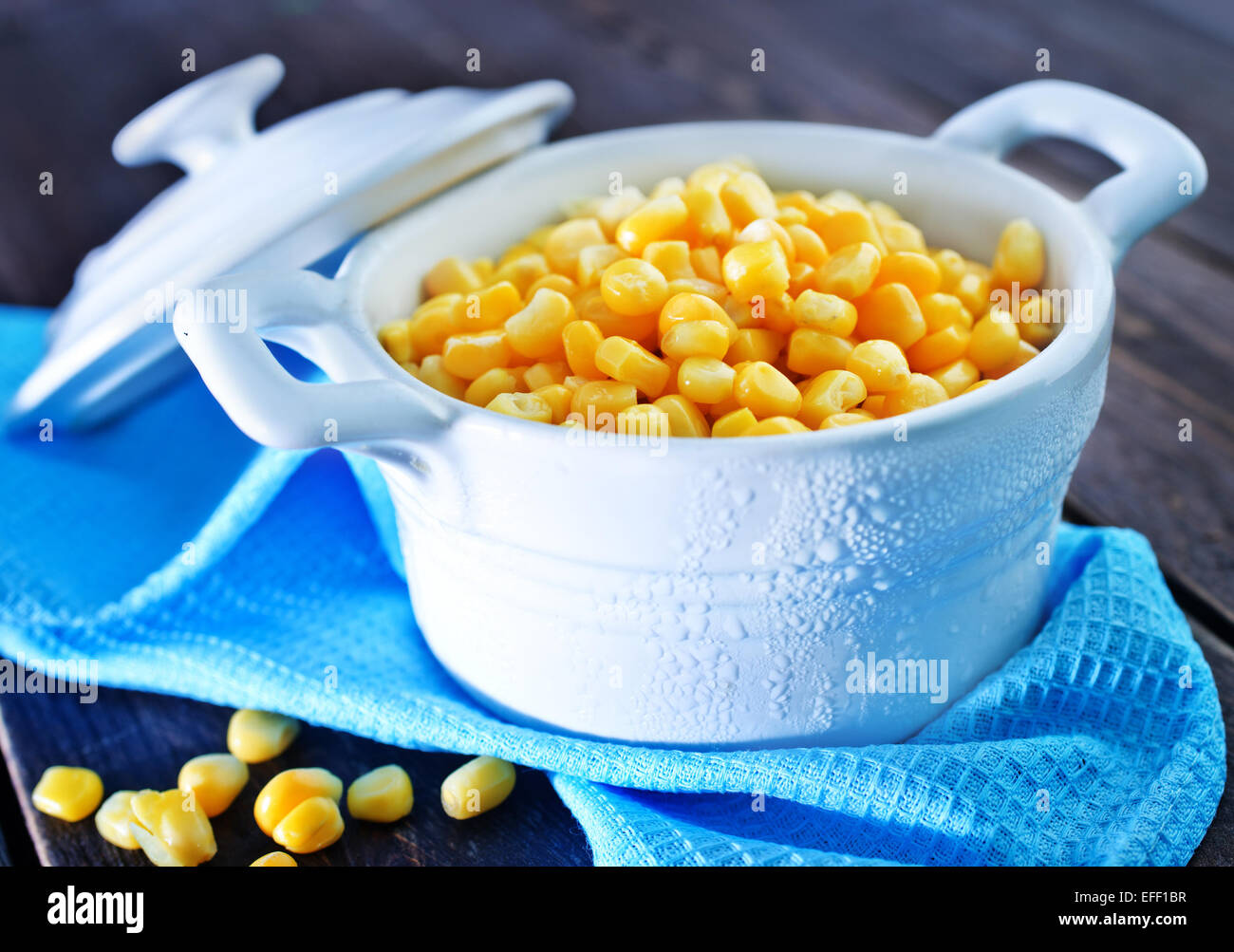 Canned corn in a bowl hi-res stock photography and images - Alamy