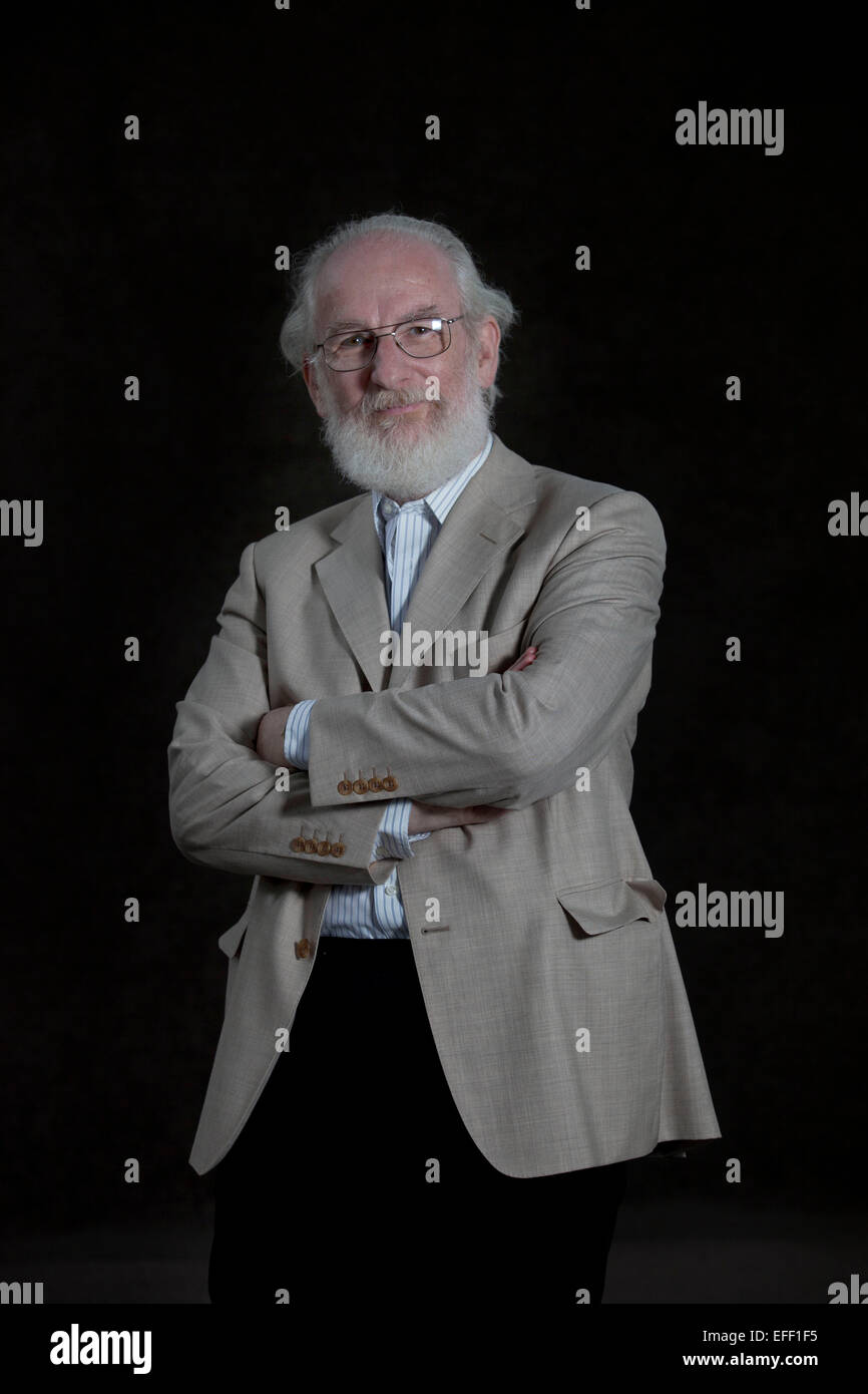 A portrait of David Crystal at the Edinburgh International Book ...