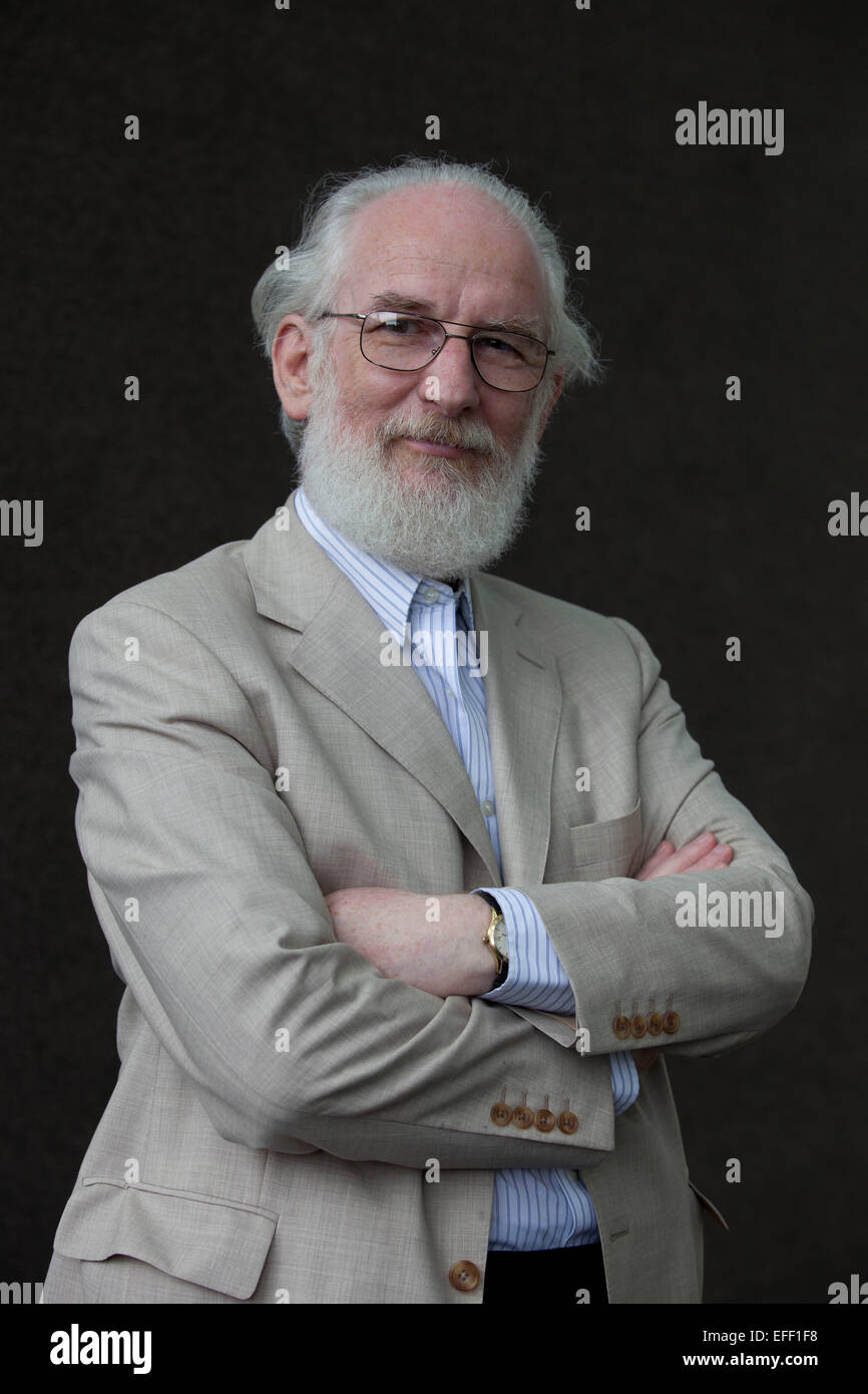 A portrait of David Crystal at the Edinburgh International Book ...