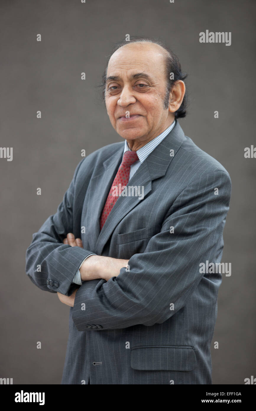 A portrait of Dilip Hiro at the Edinburgh International Book Festival ...