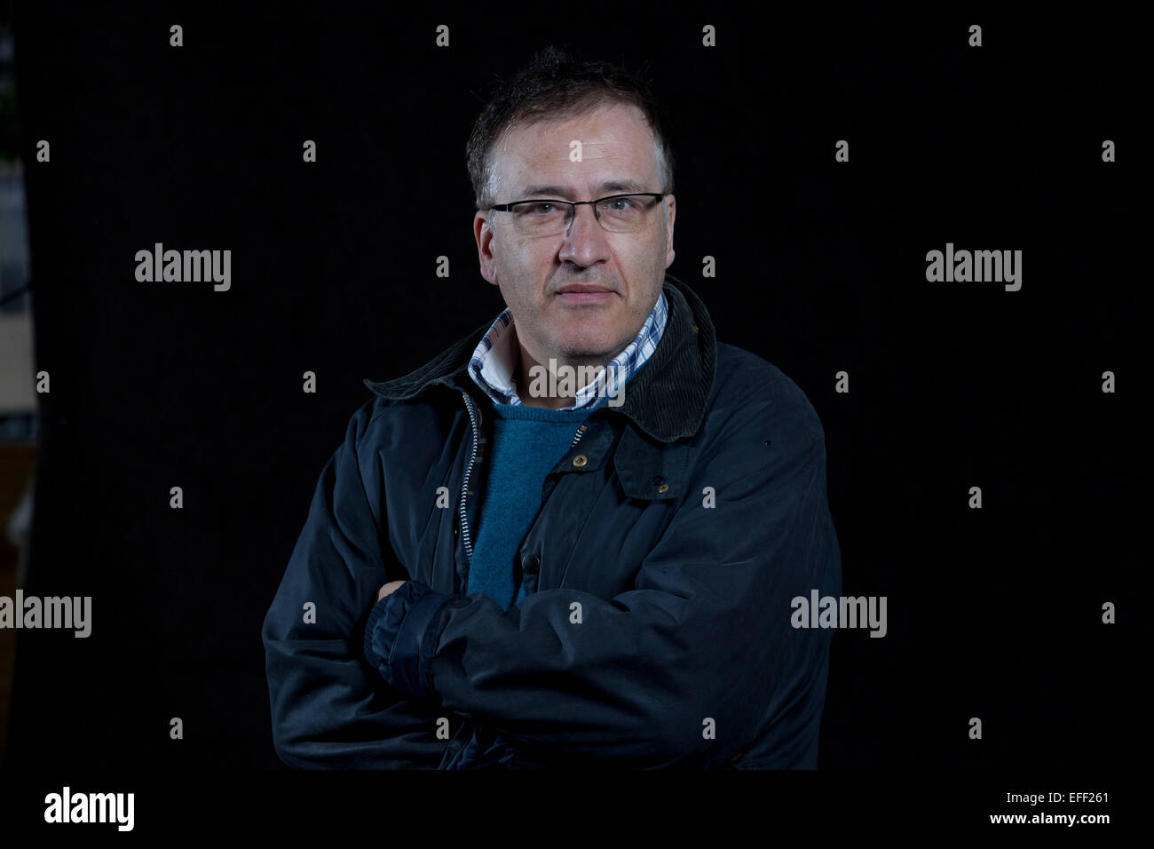 A portrait of Mitchell Symons at the Edinburgh International Book ...