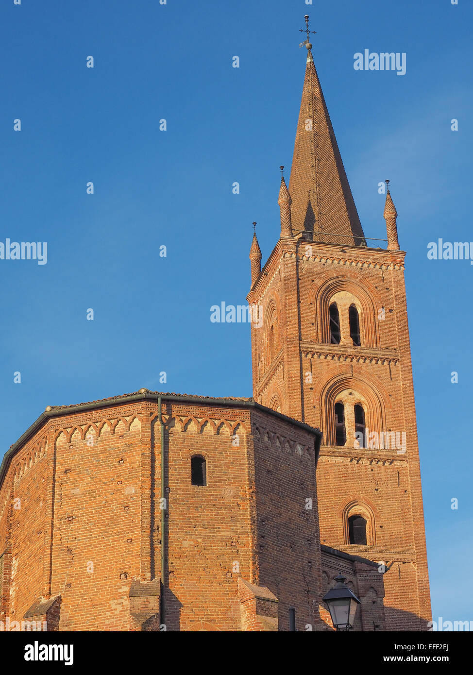 Chiesa di San Domenico gothic church in Chieri Italy Stock Photo - Alamy