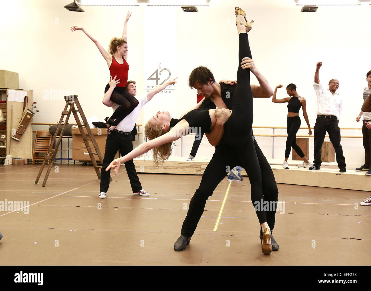 Rehearsal for Dirty Dancing The Tour held at New 42nd Street Studios ...