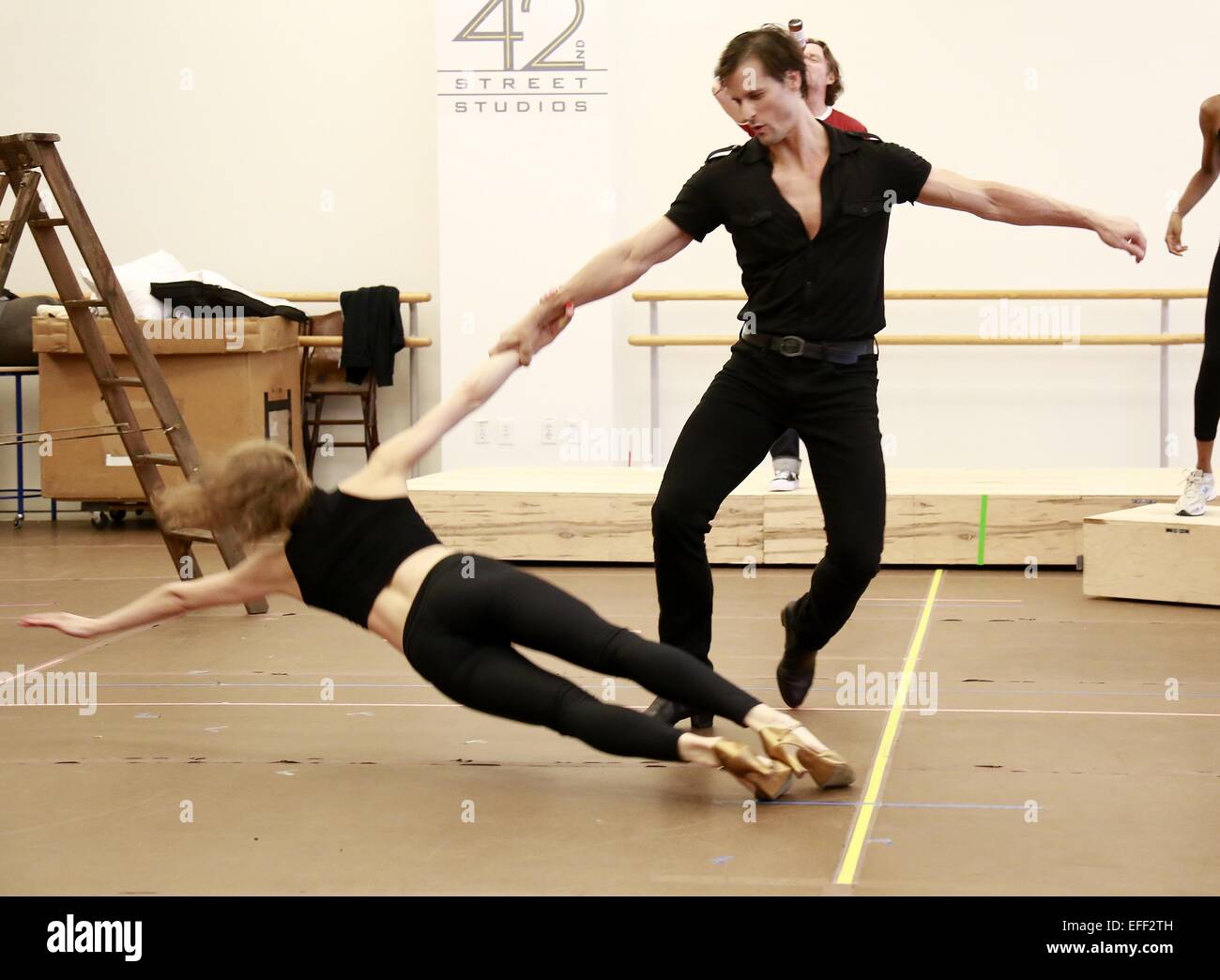 Rehearsal for Dirty Dancing The Tour held at New 42nd Street Studios ...