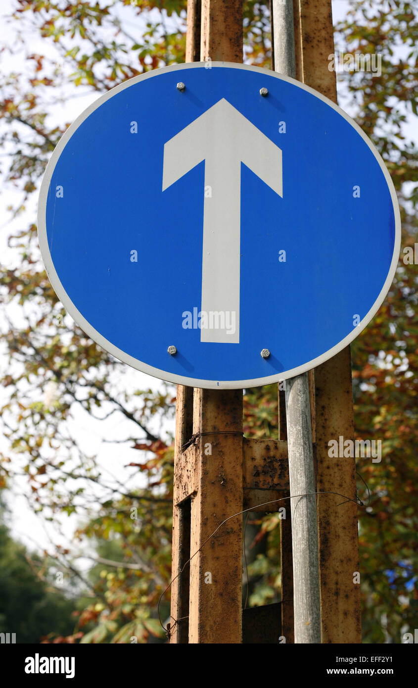 Road sign signal warning sign traffic arrow signal symbol sign single ...