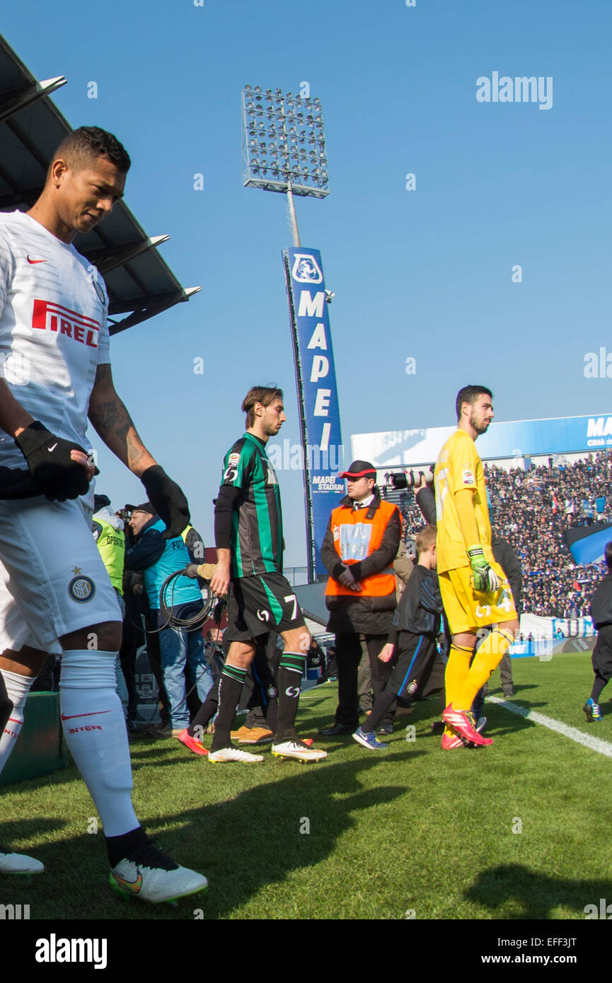 Reggio Emilia, Italy. 1st Feb, 2015. Fredy Guarin (Inter) Football ...