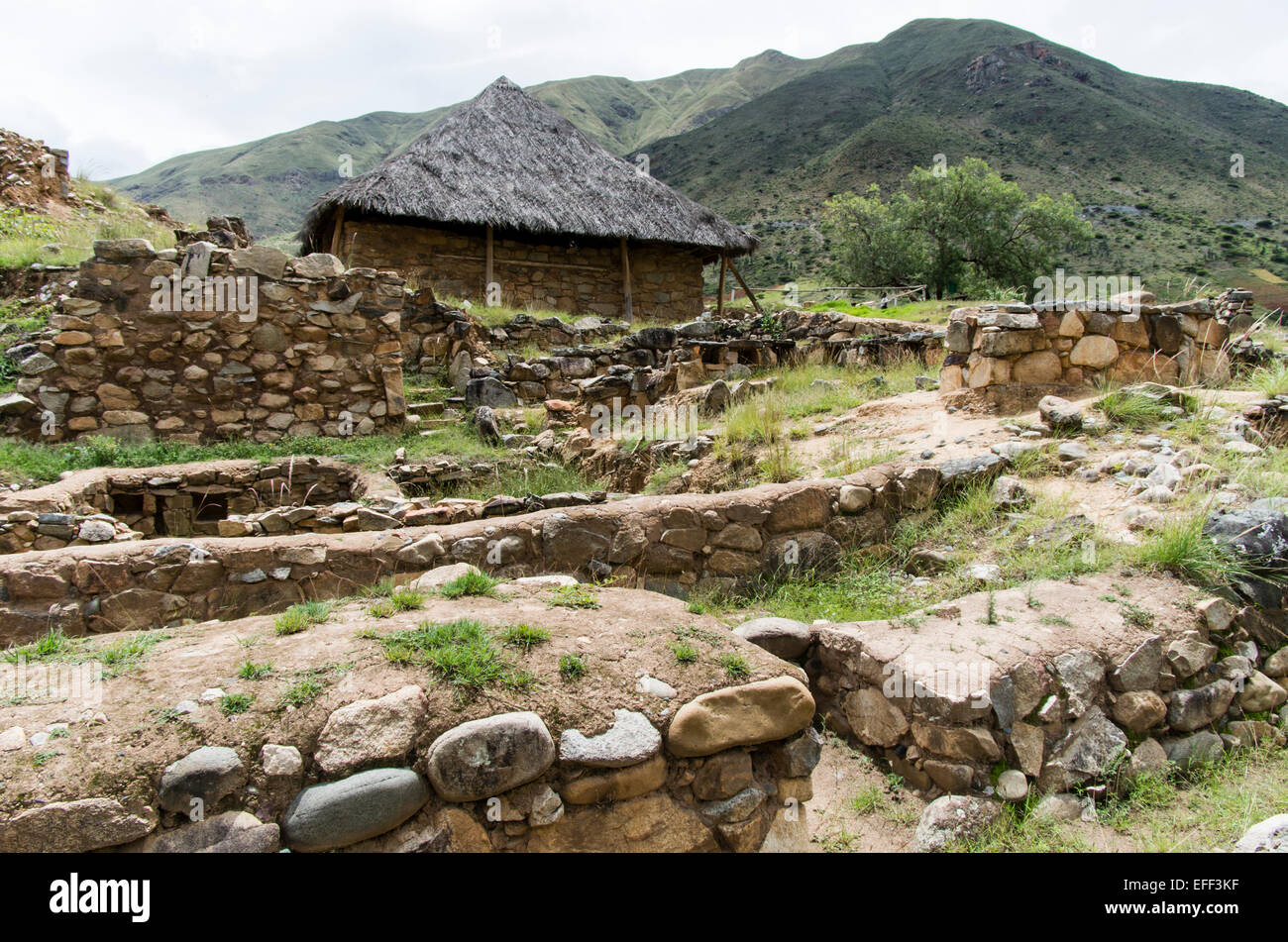 Archaeological site of Kotosh (2300-1200 BCE). Huánuco department. Peru ...