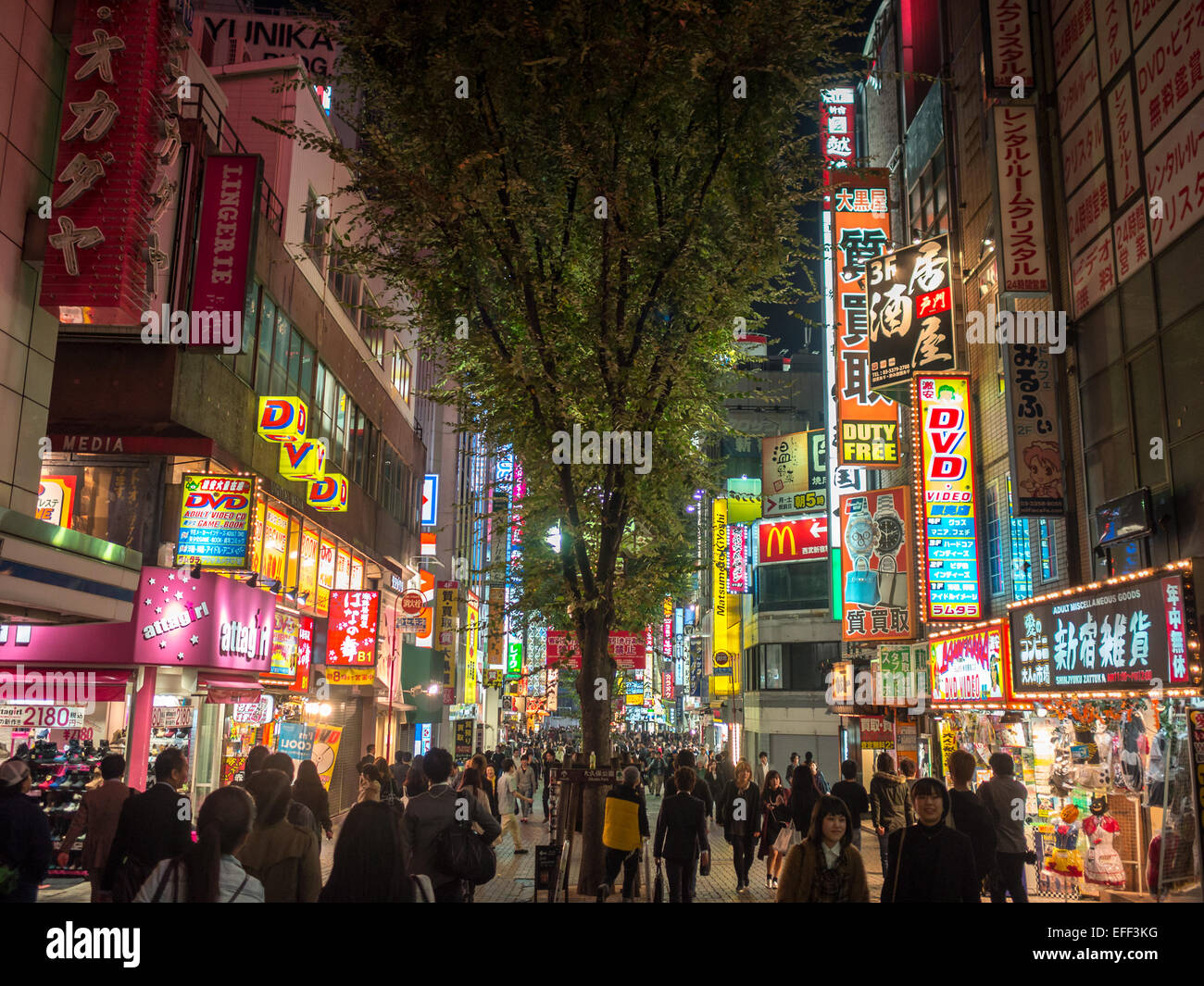 Neon sign shinjuku tokyo hi-res stock photography and images - Alamy