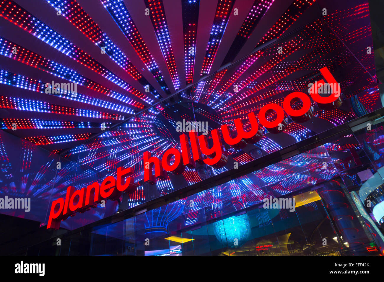PLANET HOLLYWOOD HOTEL CASINO ENTRANCE SIGN THE STRIP LAS VEGAS NEVADA ...