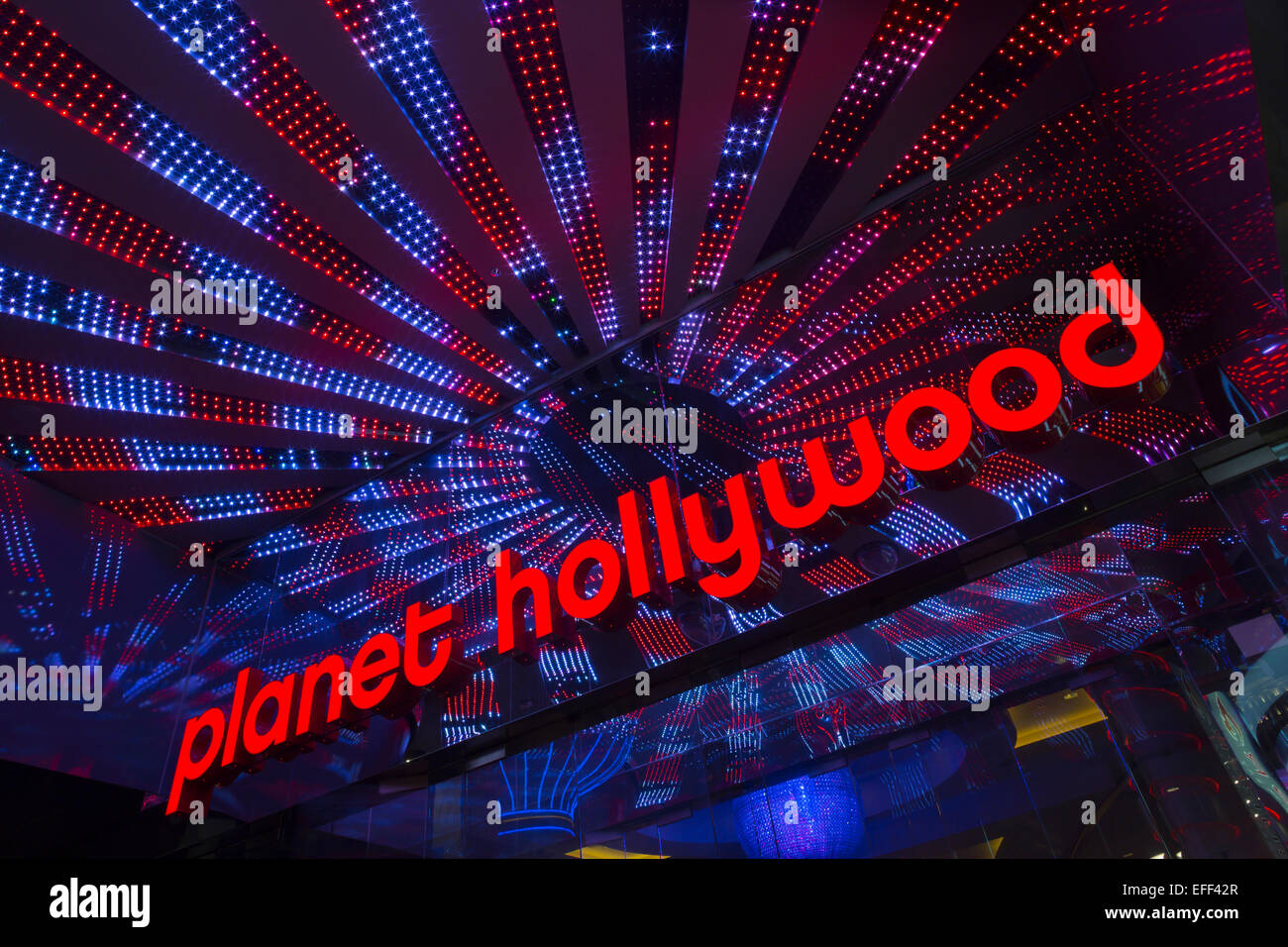 PLANET HOLLYWOOD HOTEL CASINO ENTRANCE SIGN THE STRIP LAS VEGAS NEVADA ...