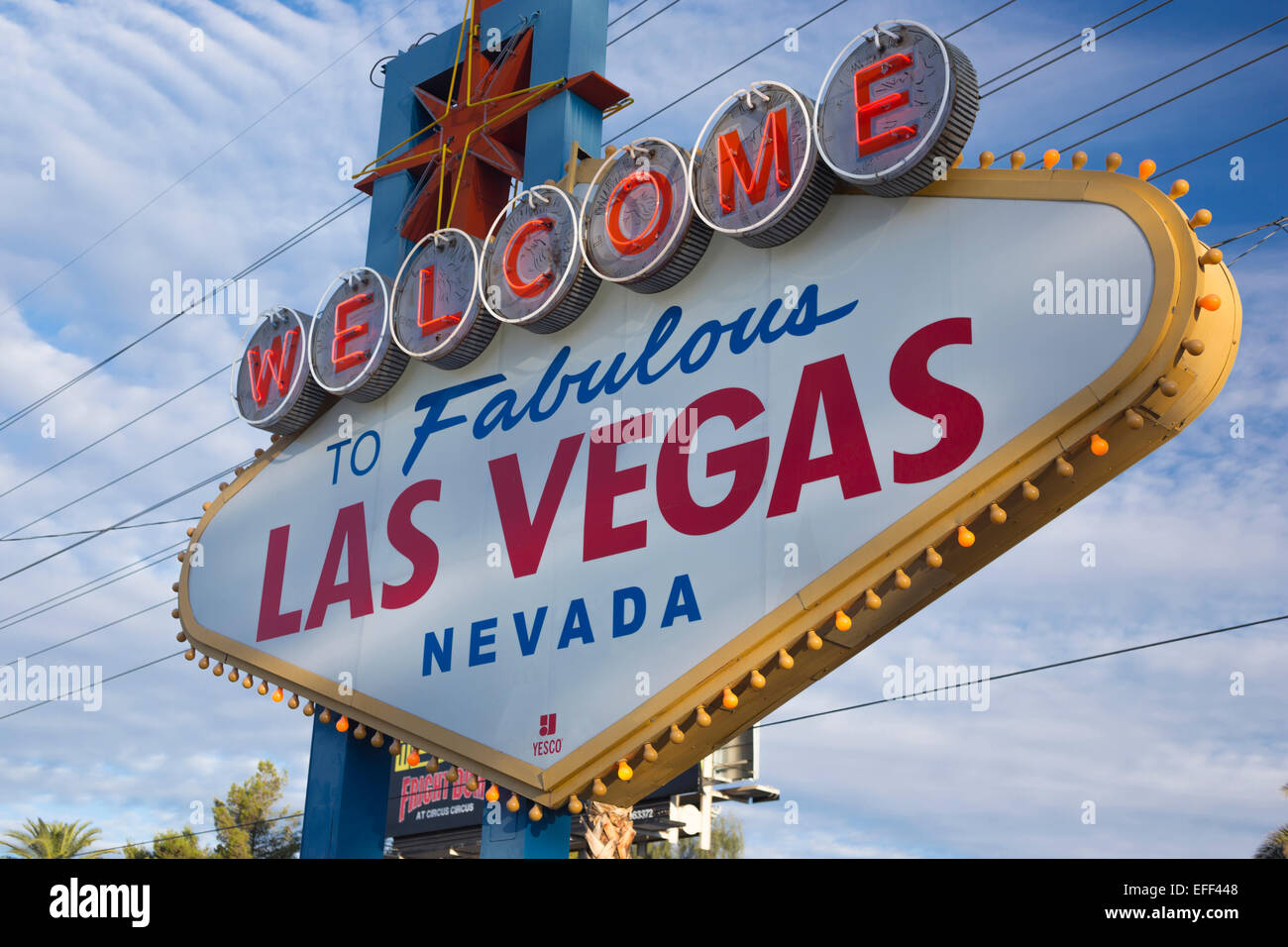 WELCOME TO FABULOUS LAS VEGAS NEON SIGN THE STRIP LAS VEGAS NEVADA USA ...