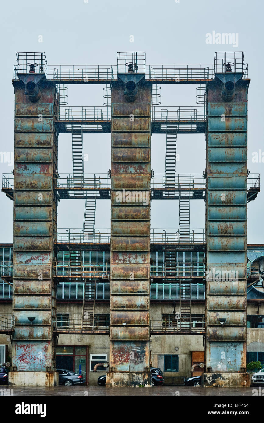 industrial design architecture of the 798 Art District zone aera in ...