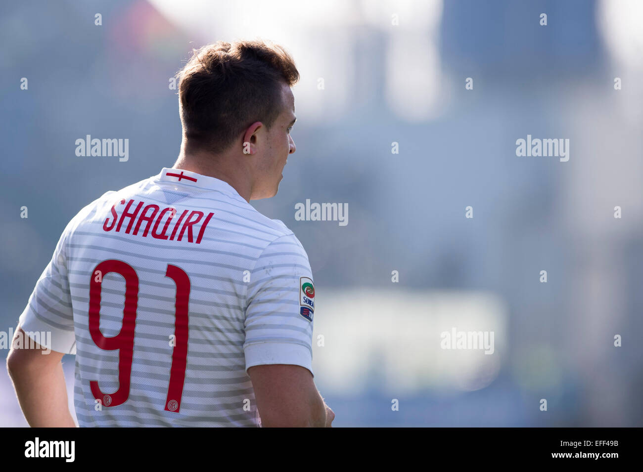 Reggio Emilia, Italy. 1st Feb, 2015. Xherdan Shaqiri (Inter) Football ...