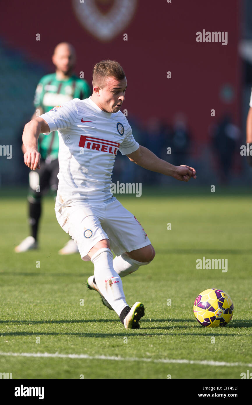 Reggio Emilia, Italy. 1st Feb, 2015. Xherdan Shaqiri (Inter) Football ...