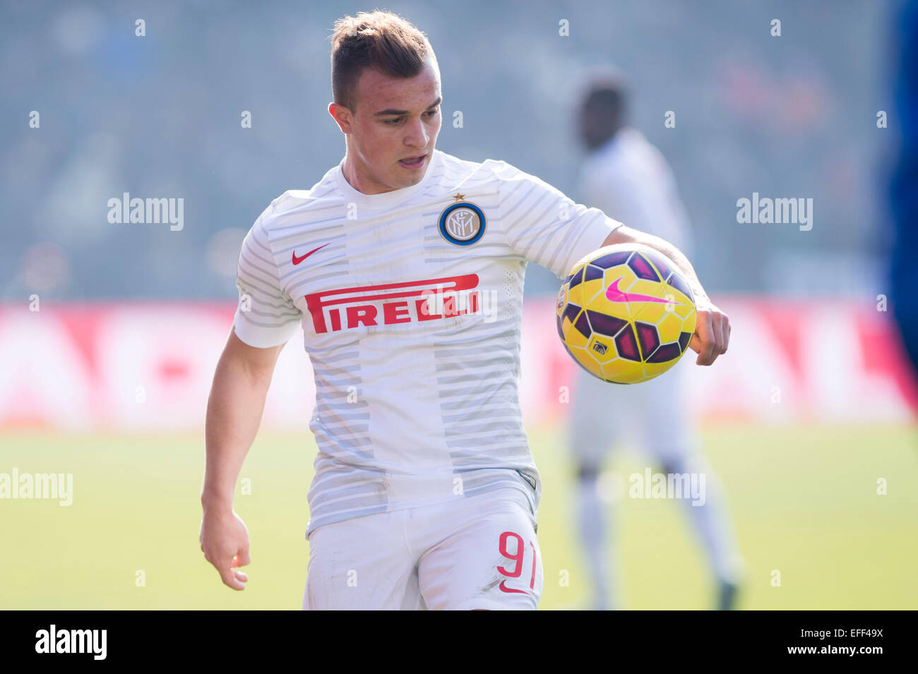 Reggio Emilia, Italy. 1st Feb, 2015. Xherdan Shaqiri (Inter) Football ...