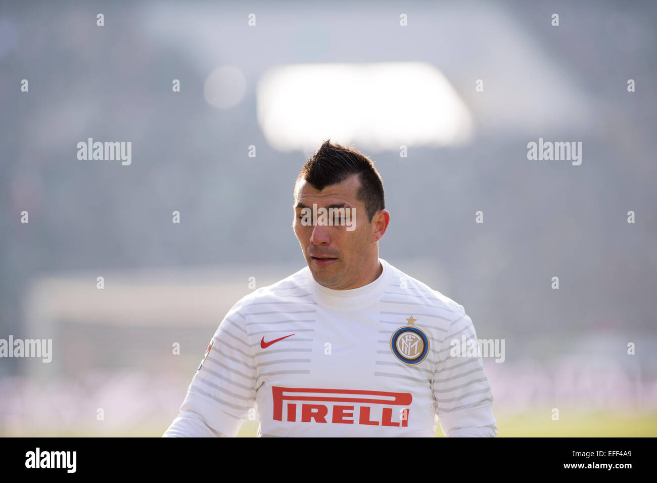 Reggio Emilia, Italy. 1st Feb, 2015. Gary Medel (Inter) Football/Soccer ...