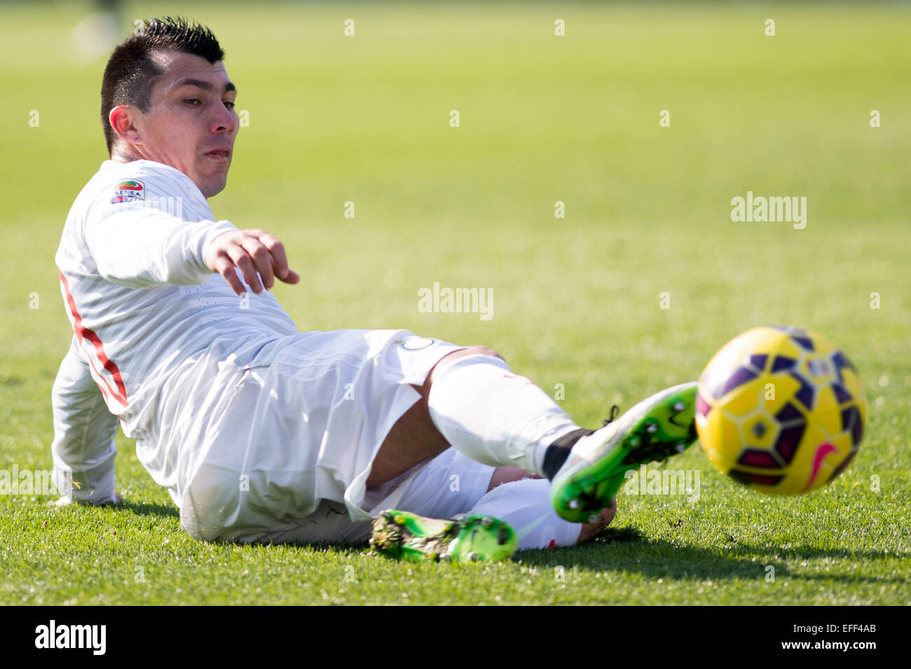 Reggio Emilia, Italy. 1st Feb, 2015. Gary Medel (Inter) Football/Soccer ...
