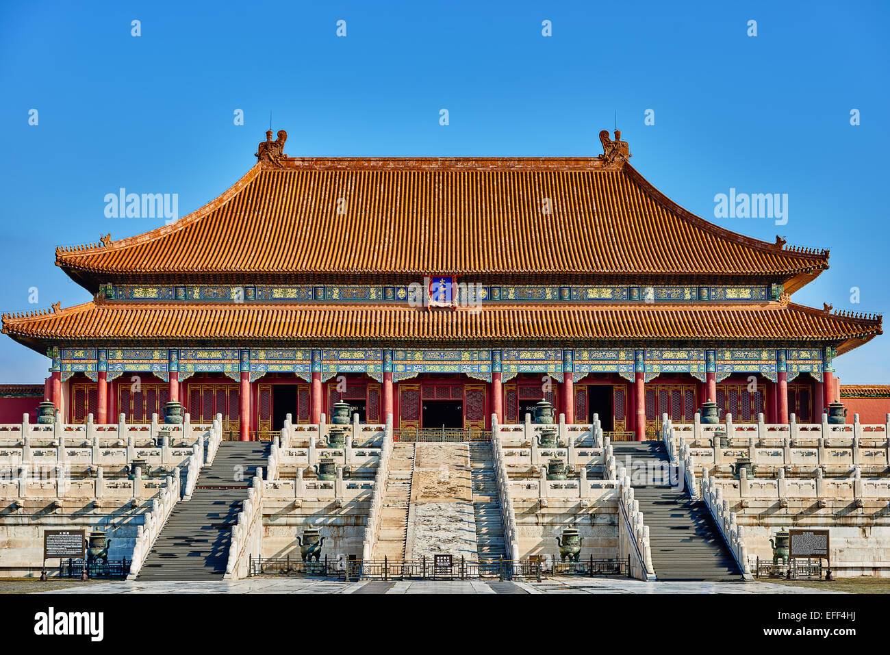 Taihedian Home of supreme harmony imperial palace Forbidden City of ...