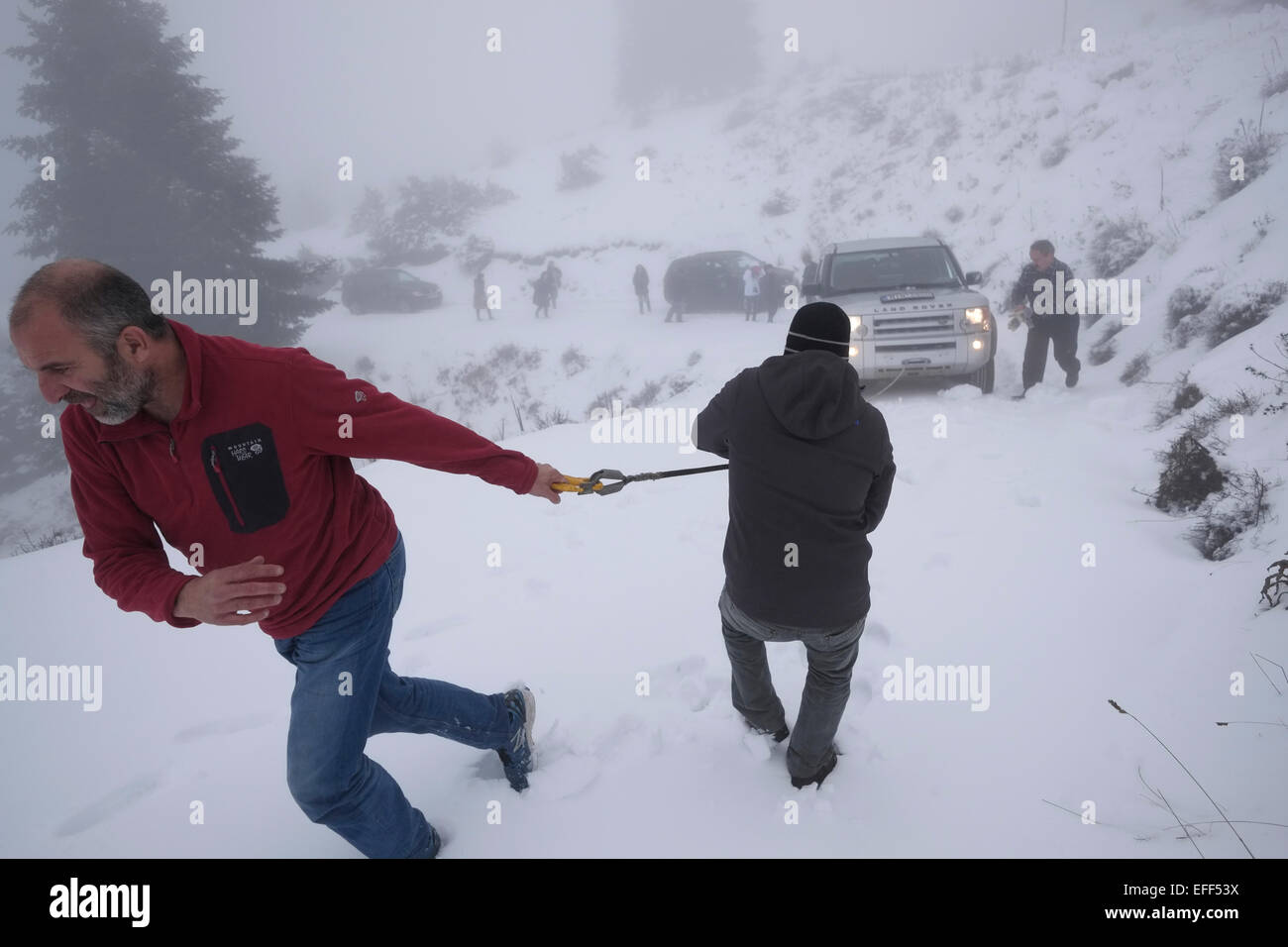 Stuck in the snow hi-res stock photography and images - Alamy