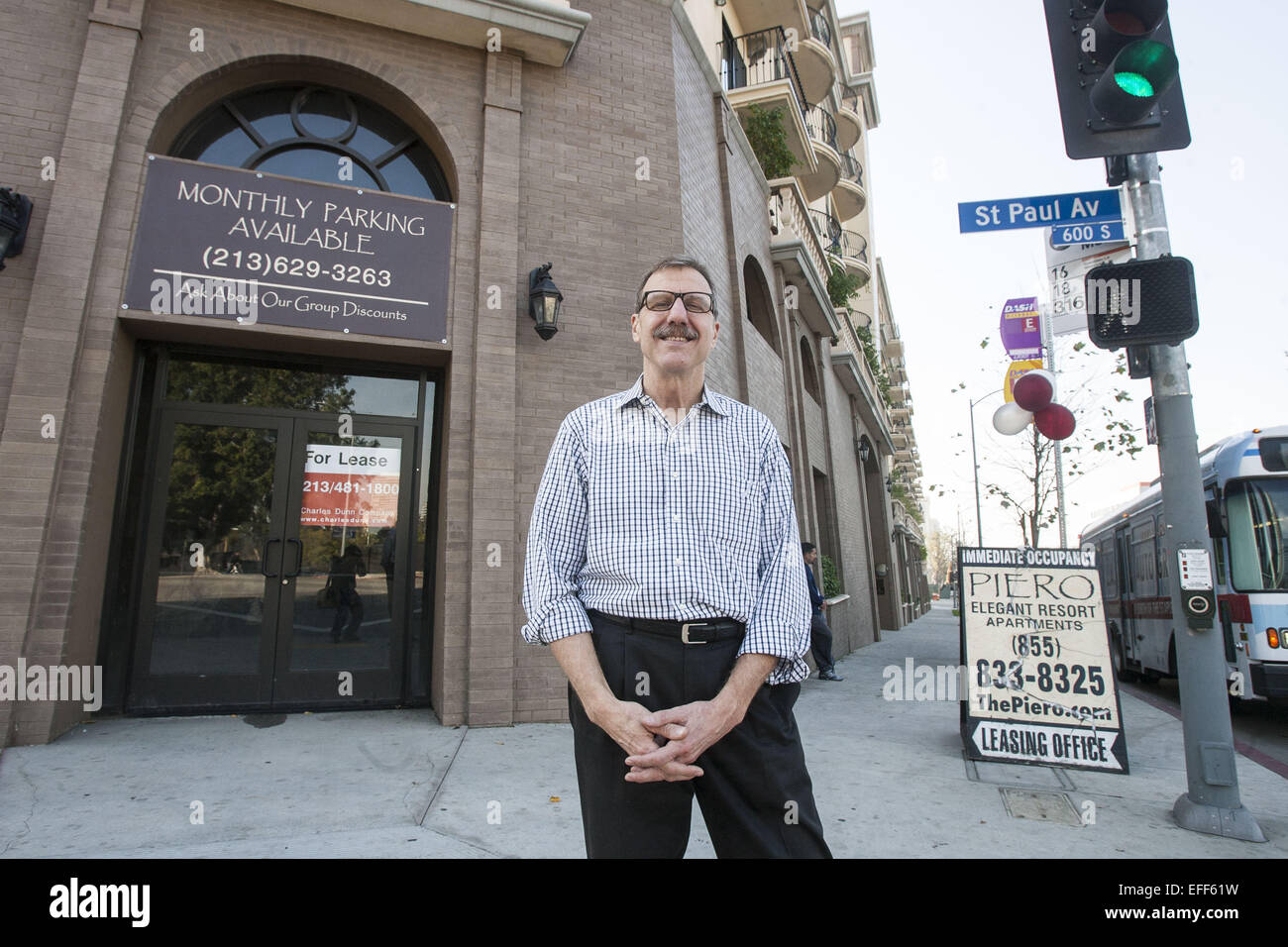 Los Angeles, USA. 19th Jan, 2015. Brian Kite, Architect at SRK ...