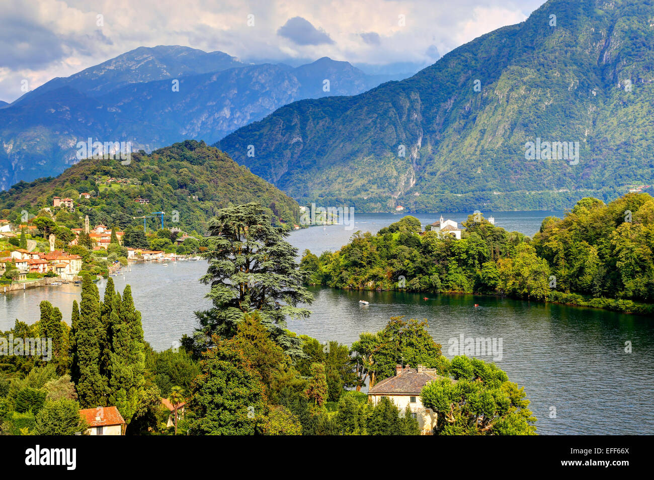 Lake Como, Sala Comacina, Lombardy, Italy Stock Photo - Alamy