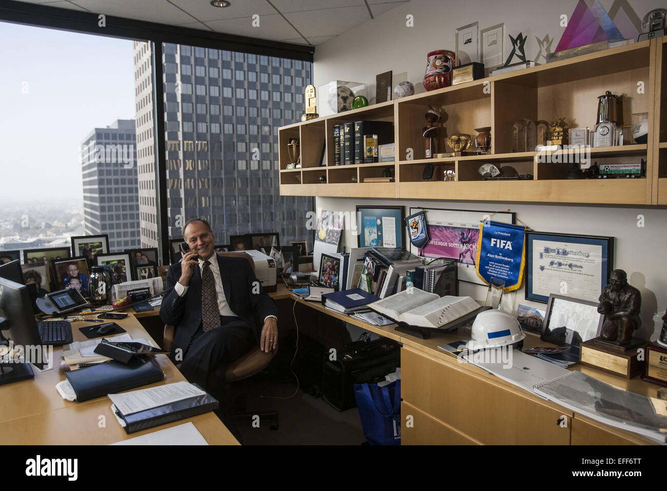 Los Angeles, California, USA. 21st Jan, 2015. Alan Rothenberg, chairman ...