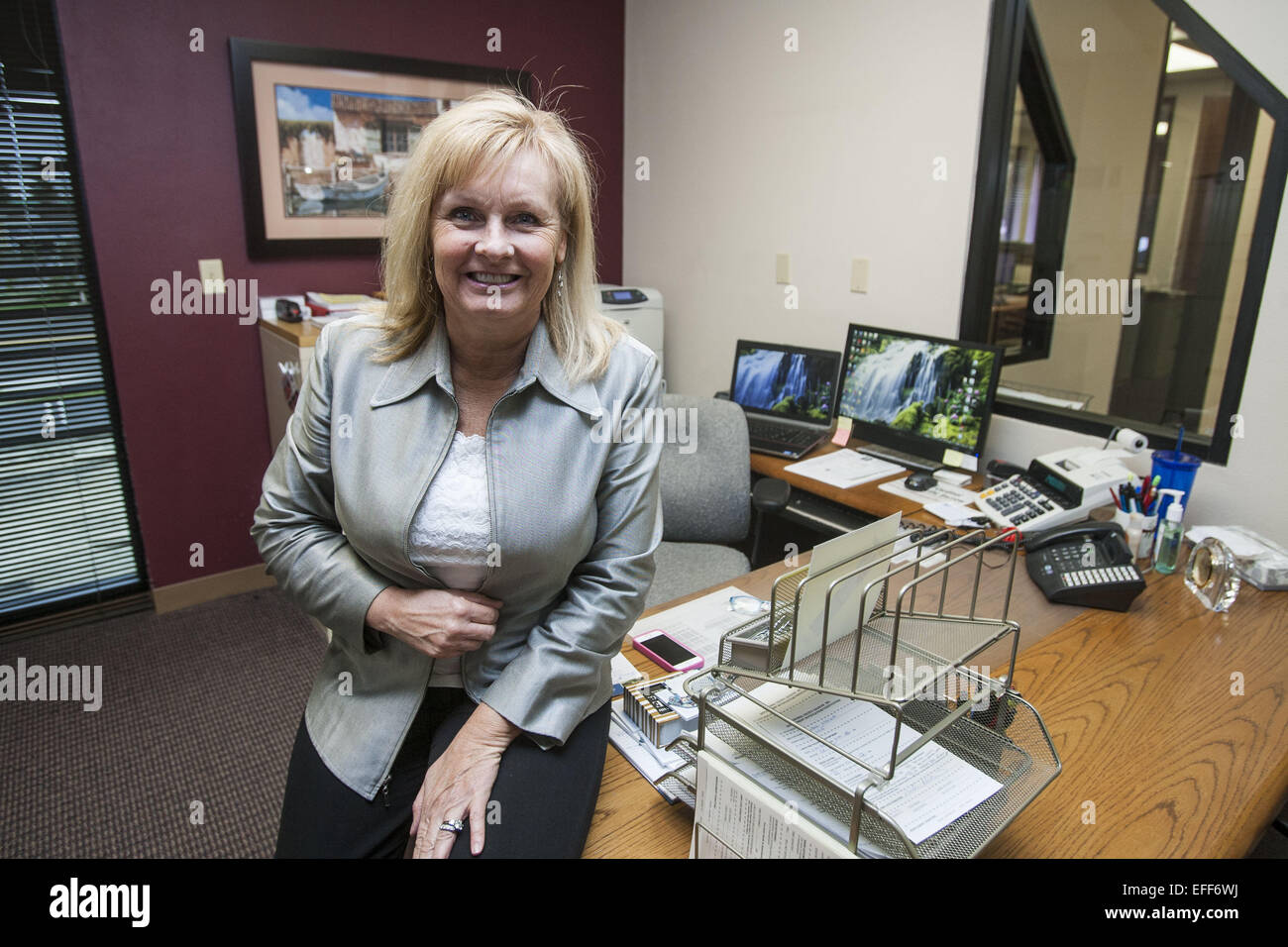 Los Angeles, California, USA. 26th Jan, 2015. Nancy Glass, owner ...