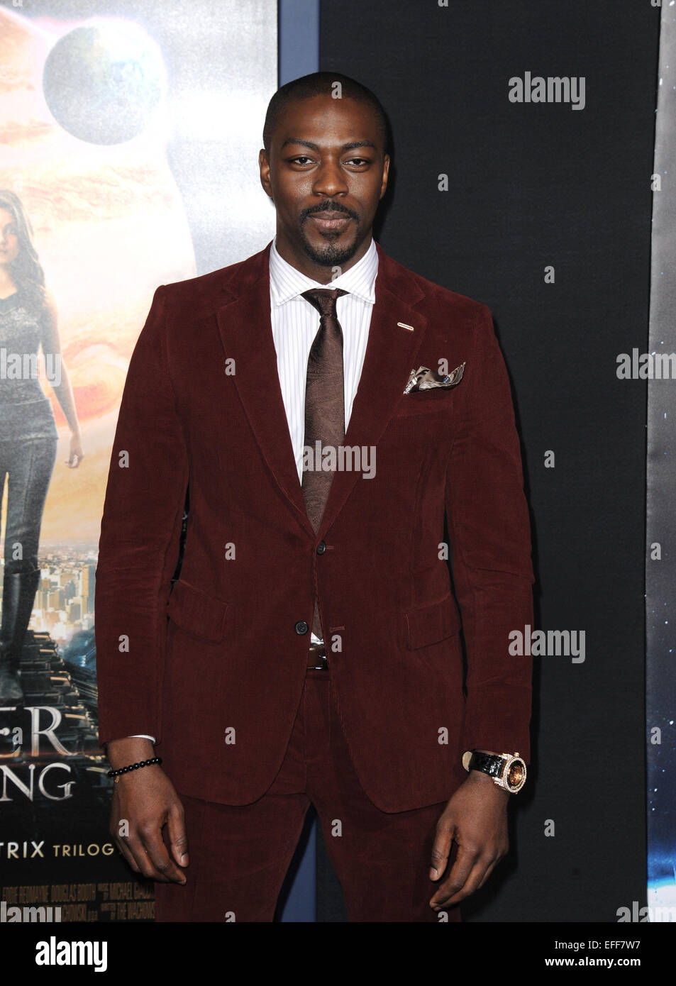 Los Angeles, California, USA. 2nd Feb, 2015. David Ajala attending the ...