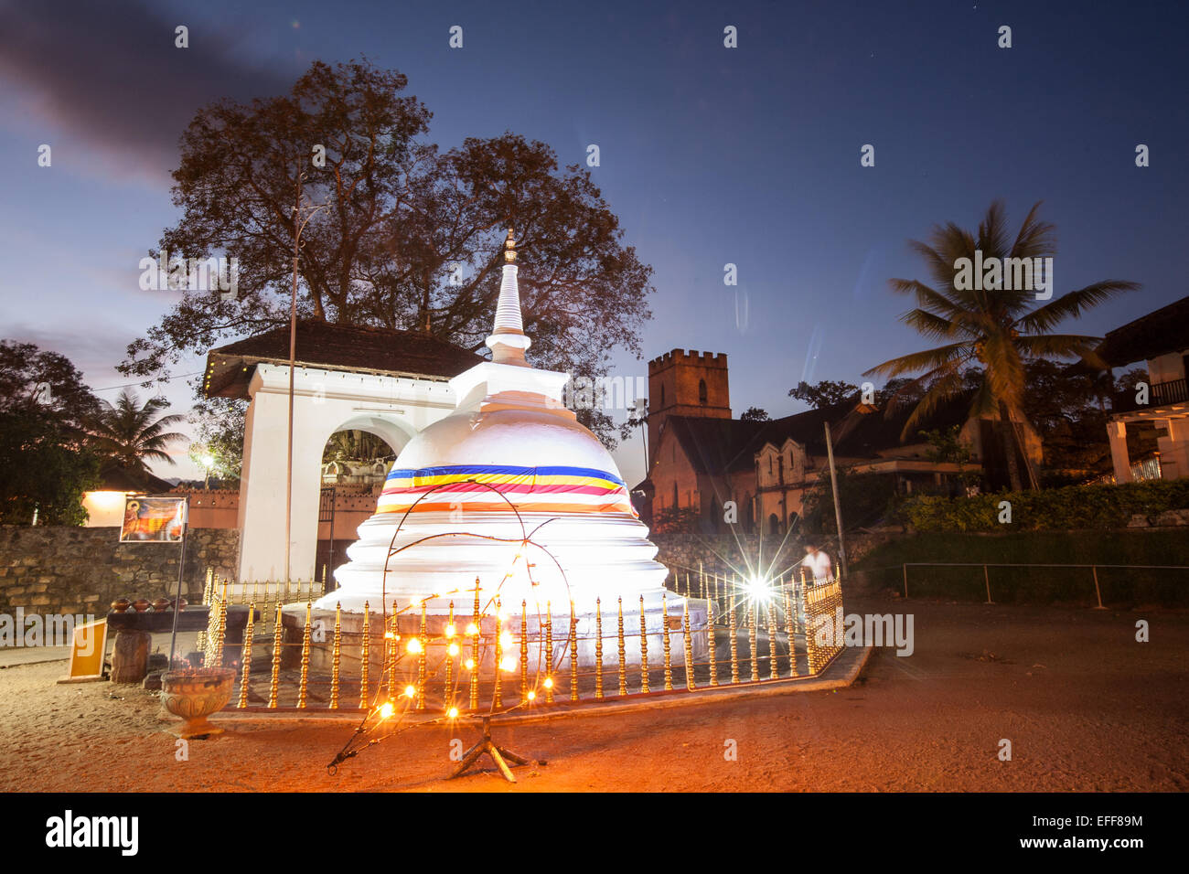 At Temple of the Sacred Tooth Relic (Temple of the Tooth),Sri Dalada ...