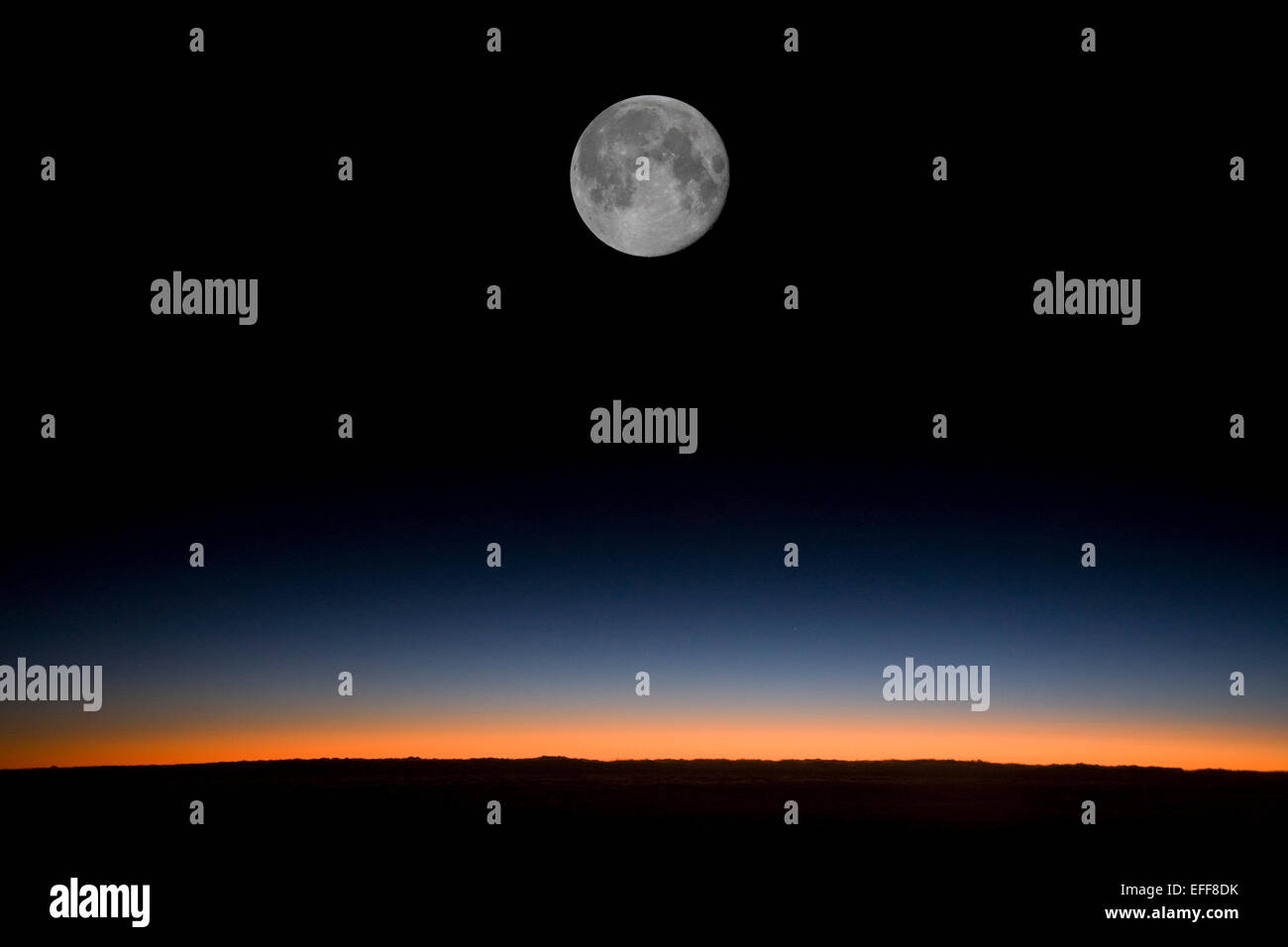 Sunset With 2 Moons Earth