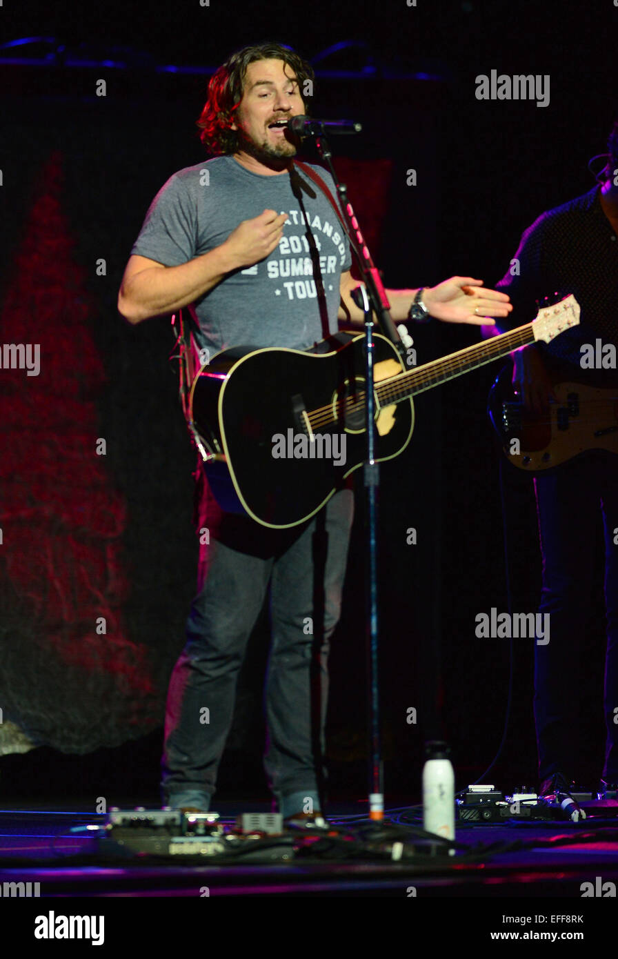 Matt Nathanson performing live in concert at Hard Rock Live! in the ...