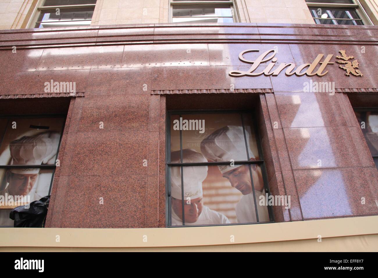 Lindt chocolate building hi-res stock photography and images - Alamy