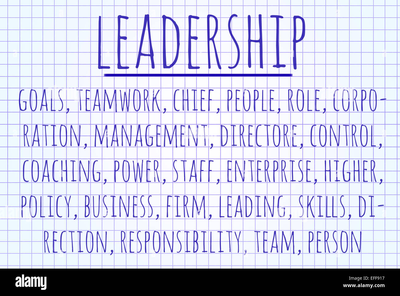 Leadership word cloud hi-res stock photography and images - Alamy